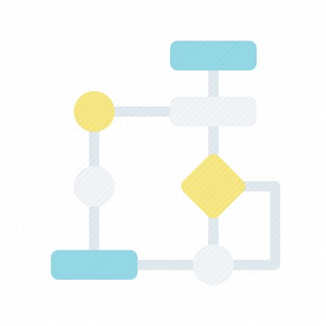 Algorithm Flowchart Project Plan Structure Workflow Icon