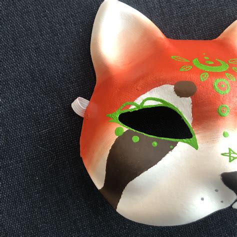 Red Panda Therian Mask Etsy Australia