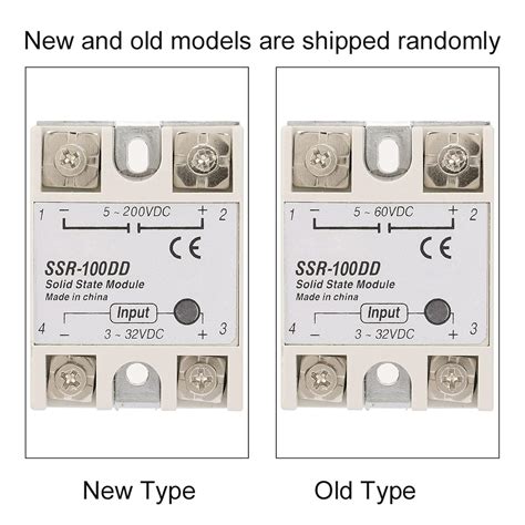 Keenso SSR 100DD 3 32VDC To 24 380VAC 100A Output Current DC Control Solid State Relay SSR
