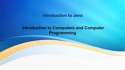 Introduction To Java1 Cpptopyjpptx Ppt