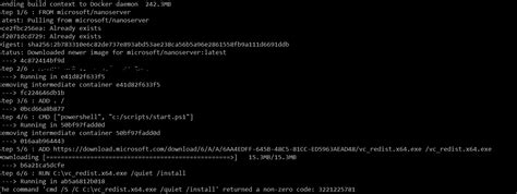 Vc Redist X Does Not Install In Microsoft Nanoserver Image Docker Desktop Docker