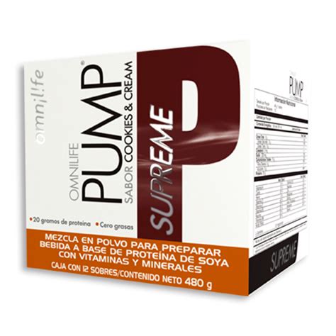 Omnilife Pump Supreme Caja 12 Sobres Kale Salud Y Belleza