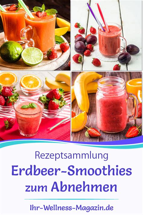 Erdbeer Smoothies Gesunde Rezepte Mit Erdbeeren