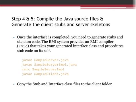 Ppt Remote Method Invocation In Java Powerpoint Presentation Free Download Id 6976607