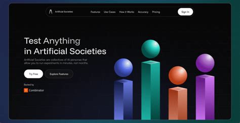 Artificial Societies Css Nectar Web Design Awards Css Gallery