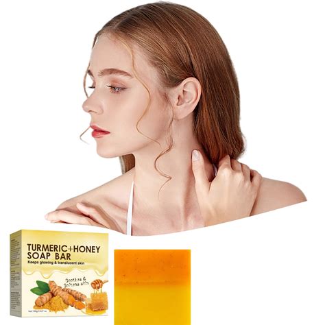 Turmeric And Honey Soap Bar For Hyperpigmentation Moisturizing
