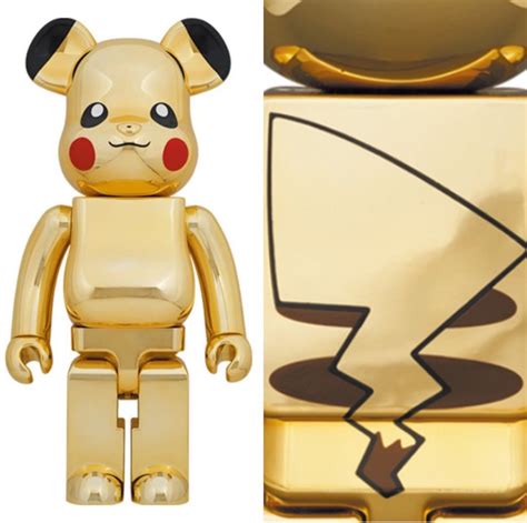 Bearbrick Pikachu Chrome Version 1000 Hobbies And Toys Toys And Games On Carousell