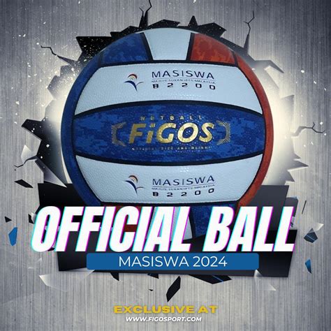 Figos Tournament Grade Netball Exclusive Masiswa Logo 2024 Edition