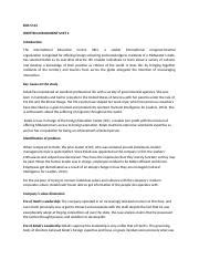 BUS 5112 Written Assignment Unit 3 Docx BUS 5112 WRITTEN ASSIGNMENT UNIT 3 Introduction The