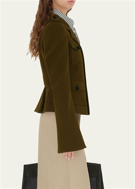 Burberry Military Structured Jacket Bergdorf Goodman