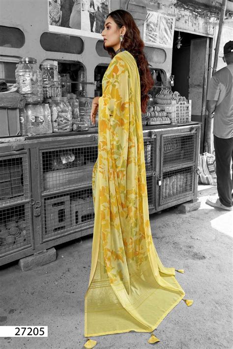 Vallabhi Kimora Vol 7 Georgette Saree Collection