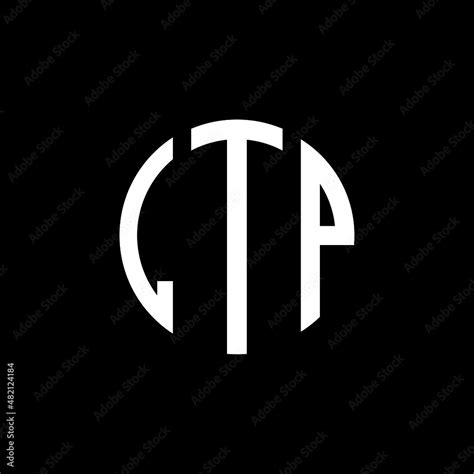 LTP Letter Logo Design LTP Modern Letter Logo With Black Background LTP Creative Letter Logo