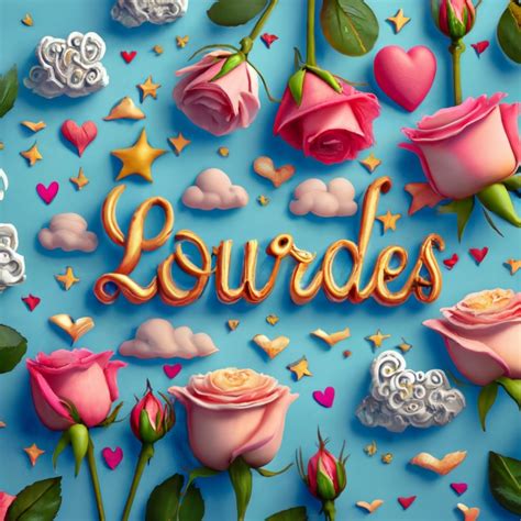 Imagenes Con Nombres 3d Lourdes Imágenes Para Peques