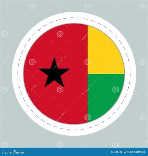 Sticker Ball With Flag Of Eritrea Round Sphere Template Icon