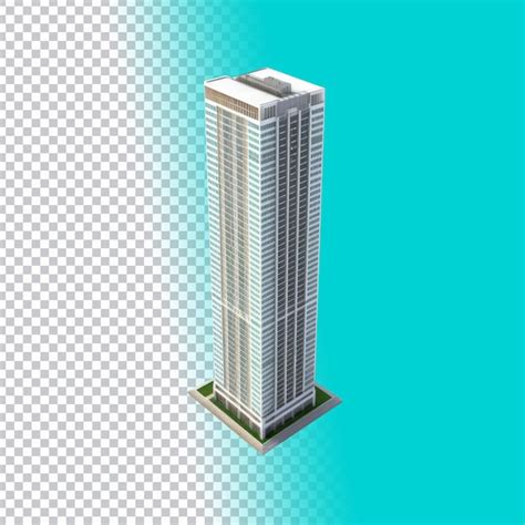 Premium Psd 3d Building Png