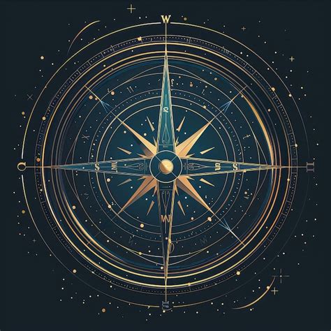 Premium Photo Highquality Compass Vector Illustration