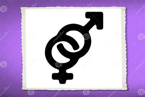 Silhouette Vector Image Of Male And Female Gender Symbol Isolated On