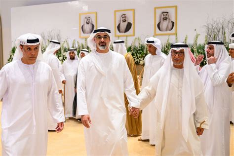 Crown Prince Of Abu Dhabi Attends Al Mazrouei And Al Qemzi Weddings