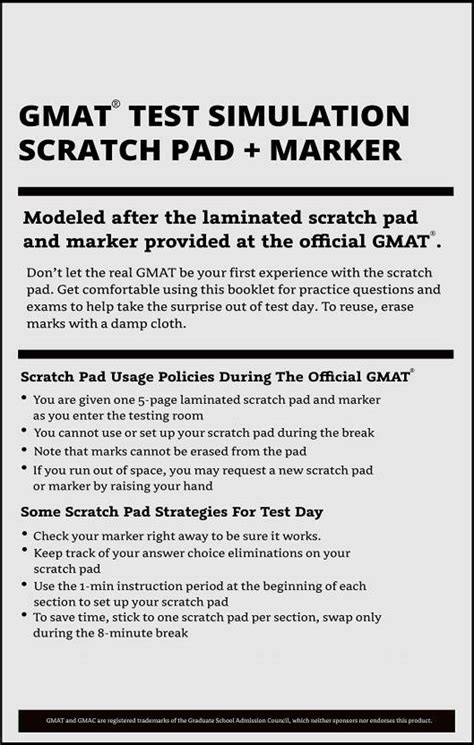 Gmat Test Simulation Laminated Scratch Pad With Two Markers And An