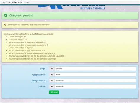 Setup Ldap Self Service Password Tool On Centos 8