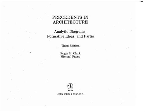 Solution Precedents In Architecture Analytic Diagrams Formative Ideas