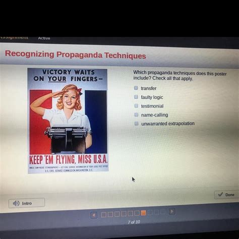 Faulty Reasoning Propaganda Examples