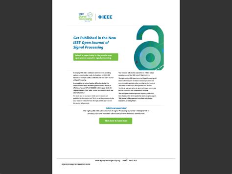 ieee signal processing magazine september 2023get published