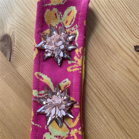 Zara Jacquard Dress With Rhinestones Depop