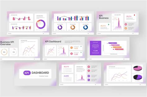 Kpi Dashboard Incl Kpi And Chart Envato