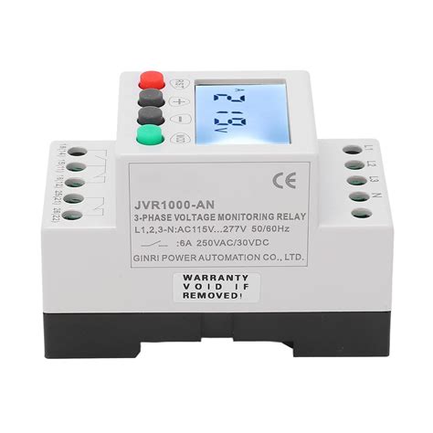Protector De Secuencia De Fase De Voltaje Lcd 3 Fases 4 Fases