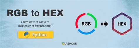 แปลง Rgb เป็น Hex ใน Python Rgb เป็นเลขฐานสิบหก