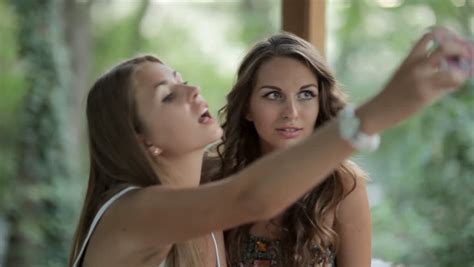 Stock Video Of Two Amazing Girls With Long Beautiful 7596748