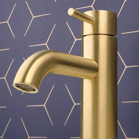 Jtp Vos Brushed Brass Basin Mixer Tap 23008abbr