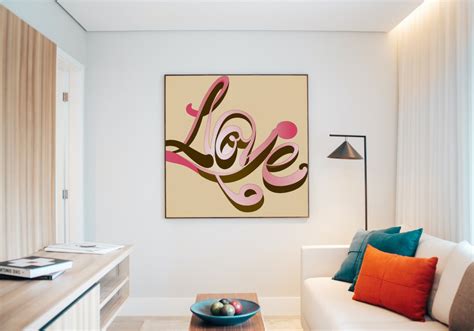 Love Wall Poster Etsy