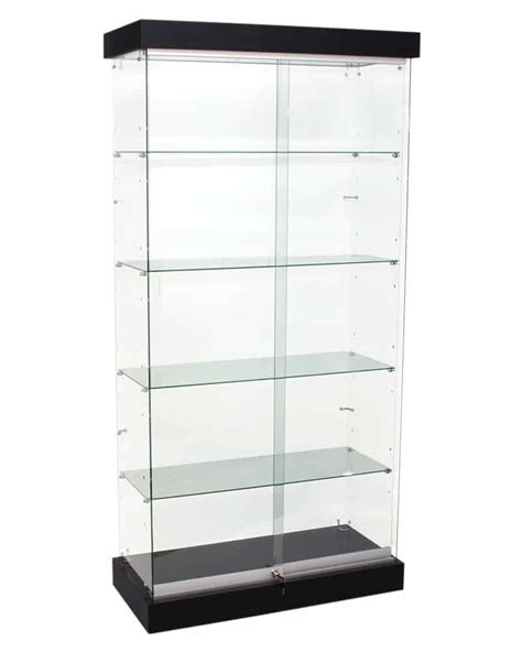 Frameless Glass Shop Display Showcase 900mm And 1200mm Shopfittings
