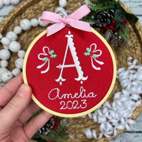 Personalized Christmas Ornament Girls Christmas Ornament Keepsake