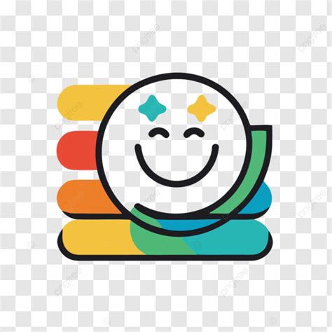 이빨을 가진 웃는 로고 벡터 흰색 배경에 있는 단순한 다채로운 긍정의 아이콘 그림자 없음 작은 프레임 중앙 Png 일러스트 및 벡터 에 대한 무료 다운로드 Pngtree