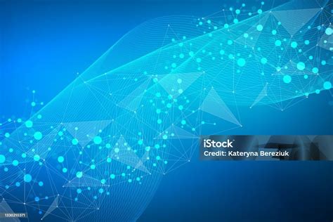 Ilustración De Molécula De Estructura Y Comunicación Adn Átomo Neuronas Concepto Científico Para