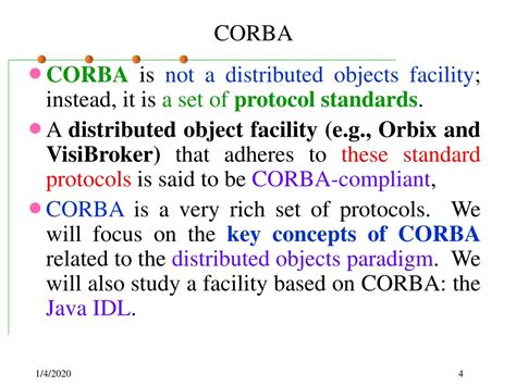 Ppt Corba The Common Object Request Broker Architecture Powerpoint Presentation Id 9568276