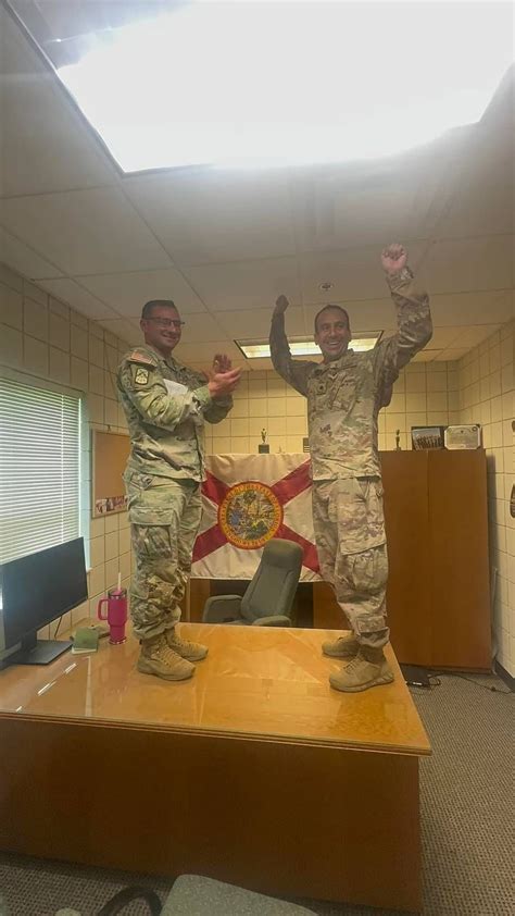 I Had The Honor Of Reenlisting An Exceptional Soldier For Three More