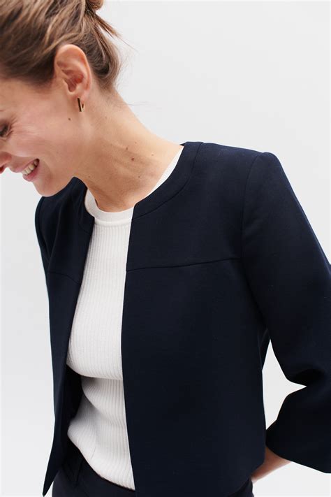Veste Pauline Bleu Marine Femme