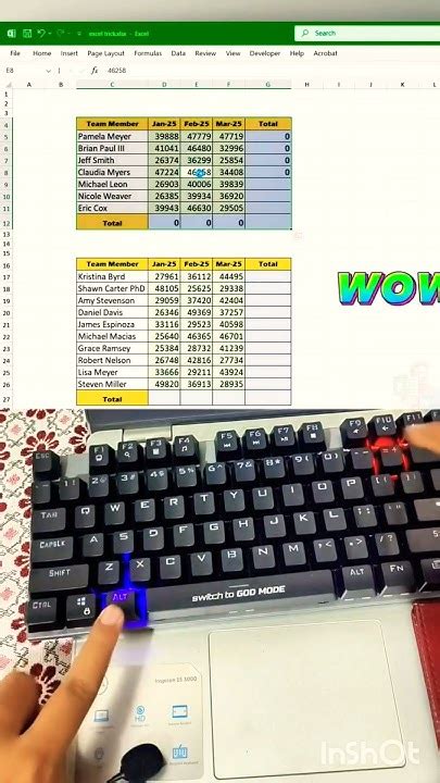 Ms Excel Tricks And Tips Excel Shorts Video Exceltips Shorts