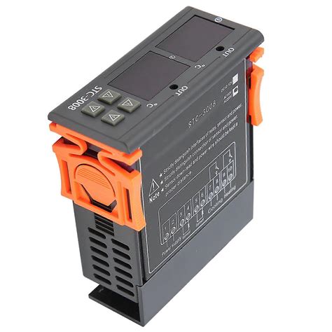 STC Dual Display Dual NTC Probe Sensor Temperature Thermostat Controller VAC