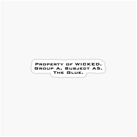 Property Of WICKED Newt Sticker For Sale By Potterstinks Redbubble