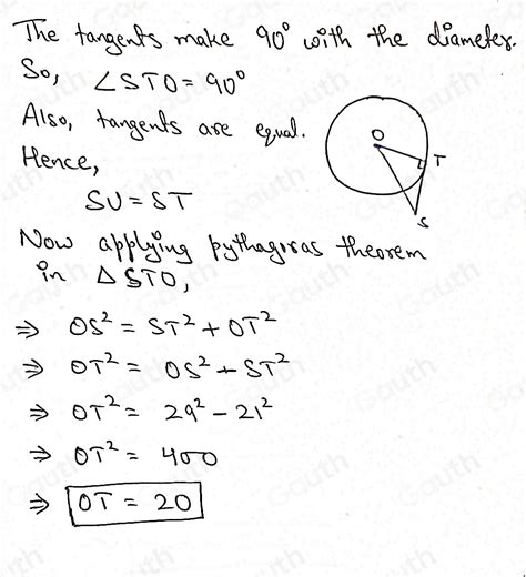 solved in the figure below the segments overline st and overline su