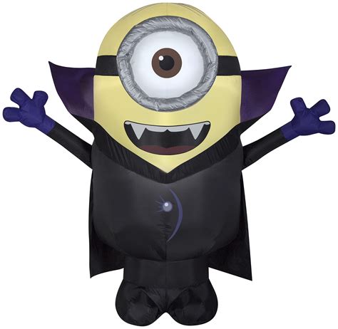 Halloween Inflatable 4 1 2 Minion Stuart Vampire By Gemmy Desertcart Egypt