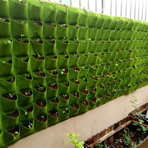 1pc Vertical Wall Garden Planter Wall Hanging Planting Plant Grow Bags