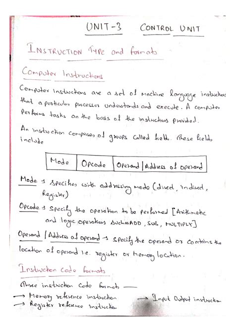 COA Unit PART Computer Organization Architecture Studocu