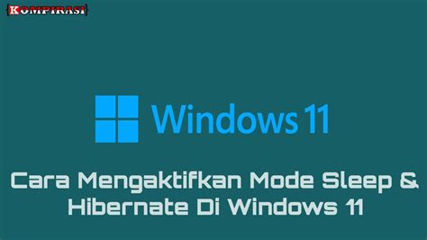Hilangkan Hibernasi Di Power Menu Windows 11 Dengan Mudah Teknosional