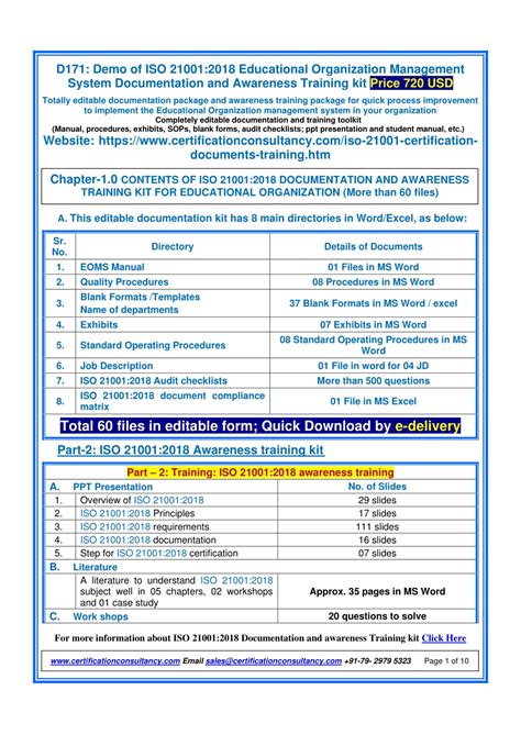 Ppt Iso 21001 Documents Powerpoint Presentation Free Download Id